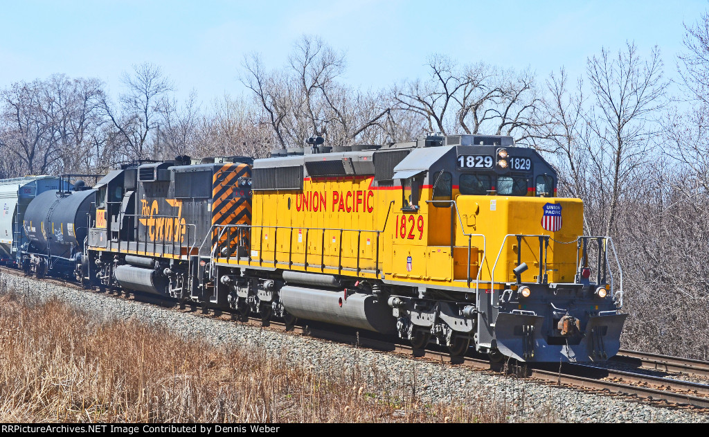 UP 1829, CP's River Sub.